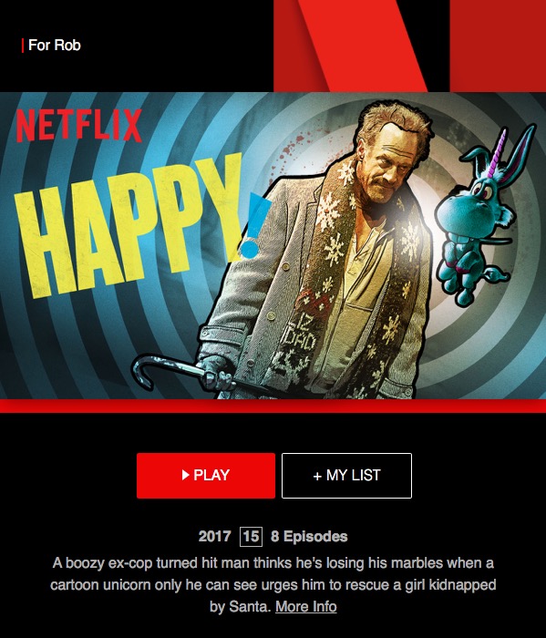 How did Netflix know I liked Happy!? - The Medium is Not Enough